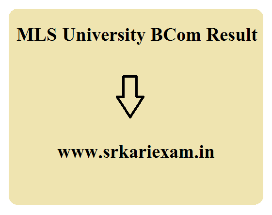 MLS University BCom Result