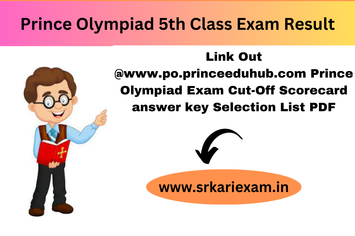 Prince Olympiad 5th Class Exam Result 2024 Link Out @www.po ...